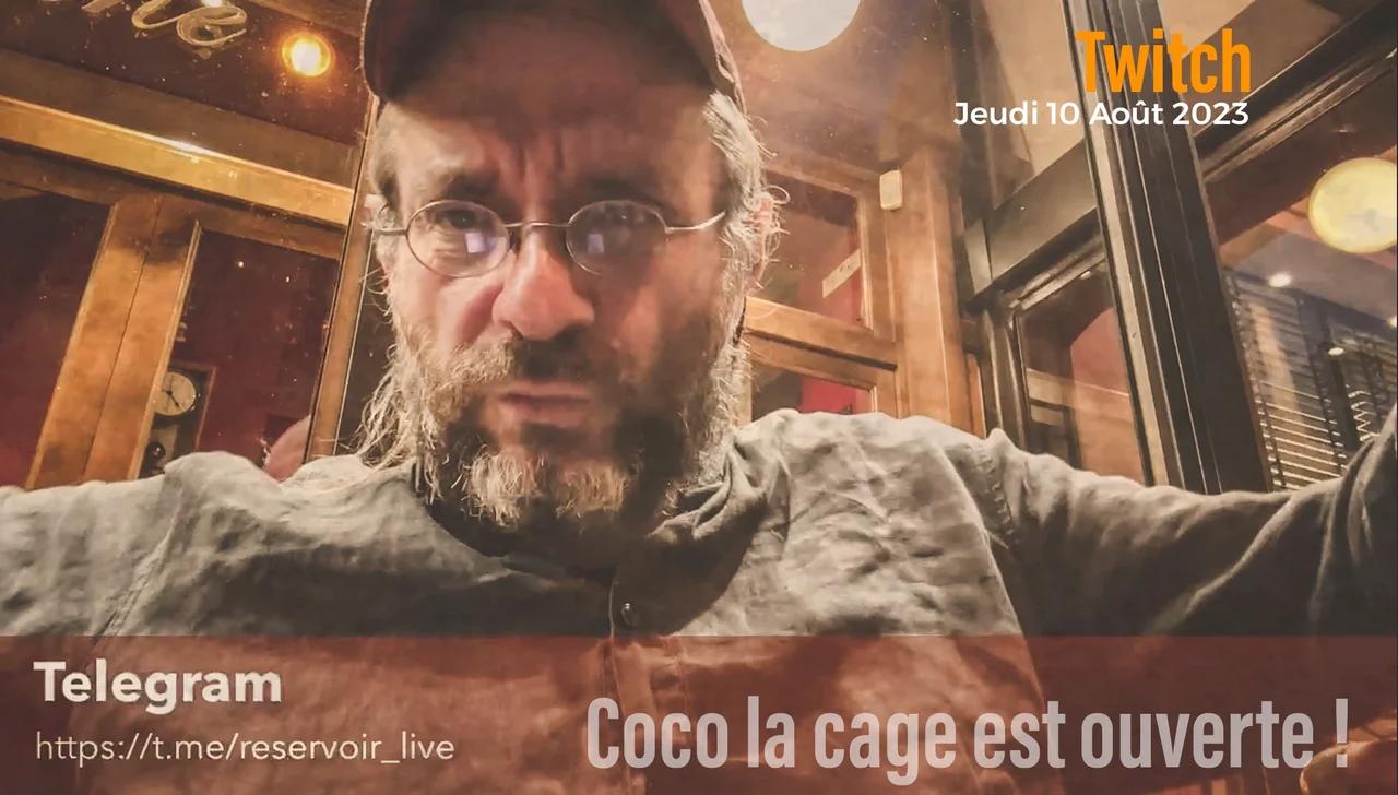 Coco la cage est ouverte