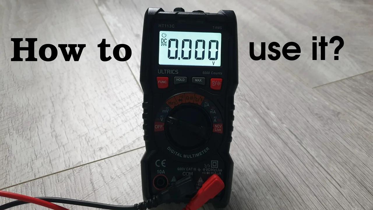 How to use a Multimeter [Tutorial]