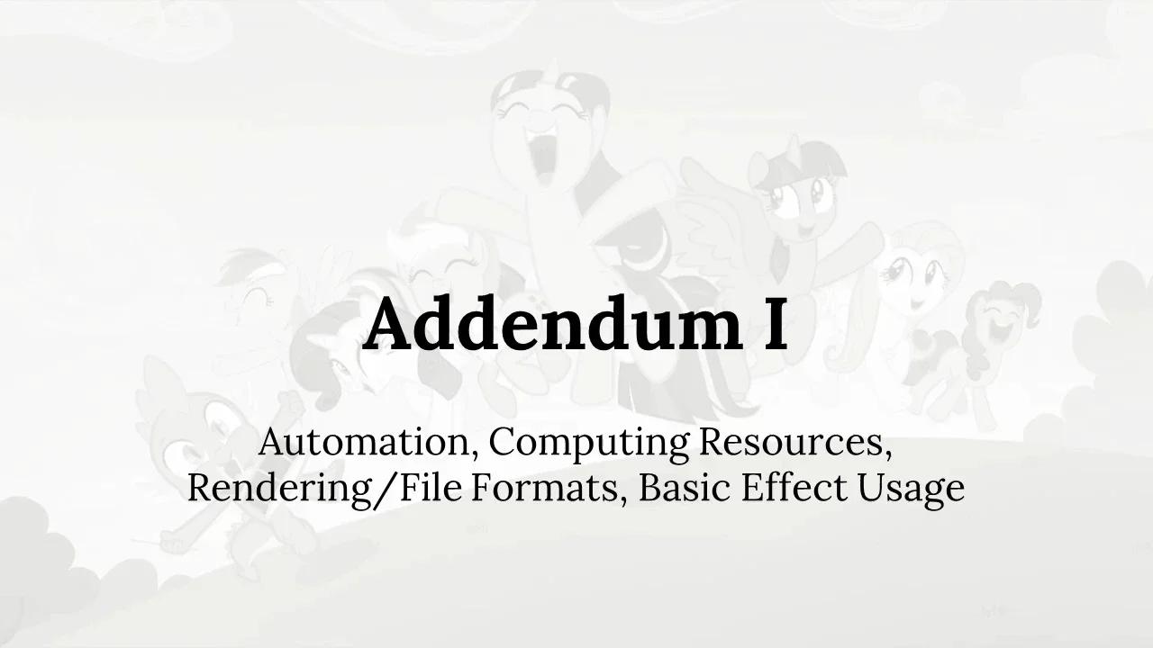 vul's Survey of Music Production - Addendum I