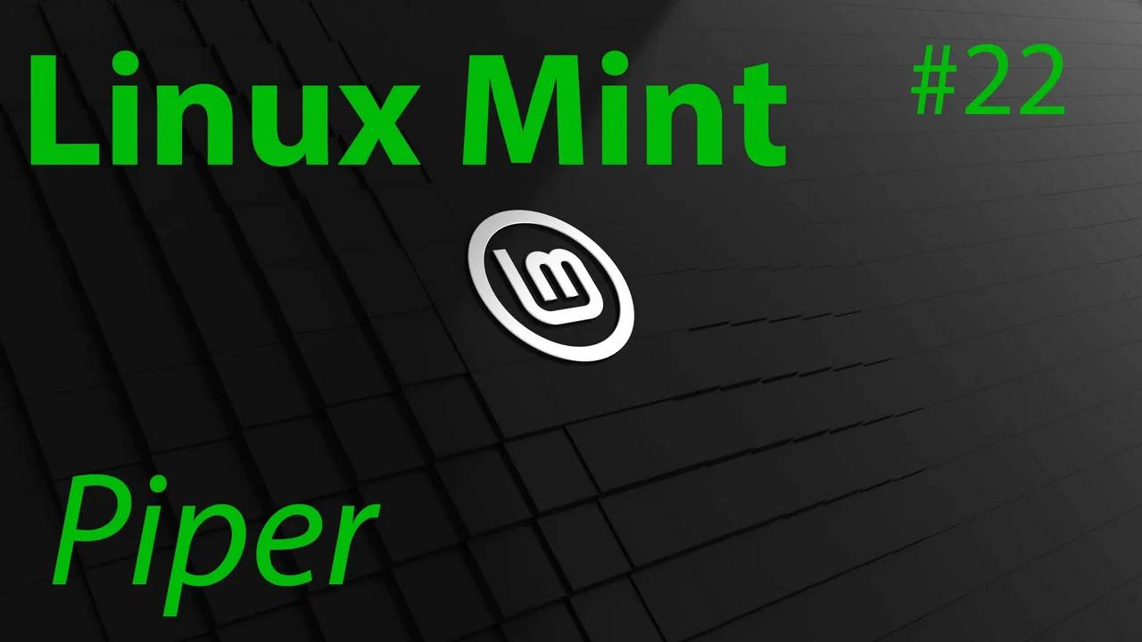 [TUT] Linux Mint - Piper zur Mausverwaltung [DE | FullHD]