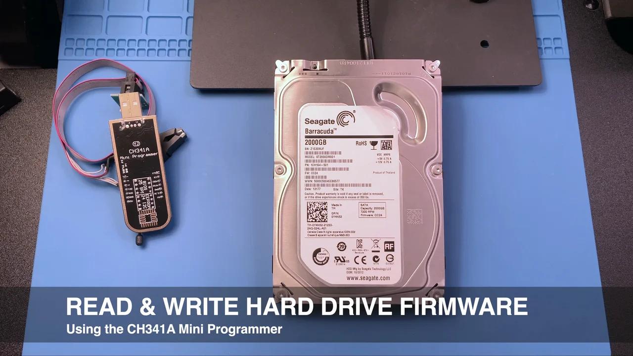 How to Read & Write Hard Drive & Computer BIOS Firmware to SPI Flash ...