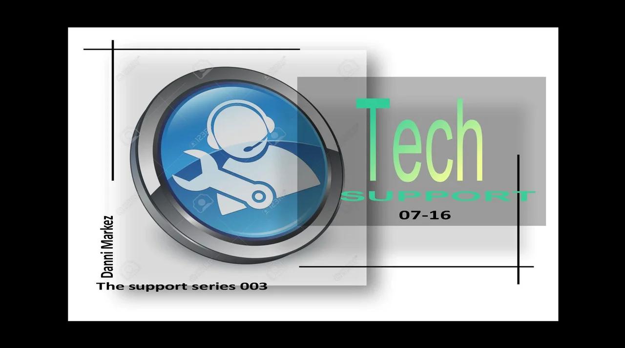 Danni Markez "The Support Series 003": Tech Support (2016)