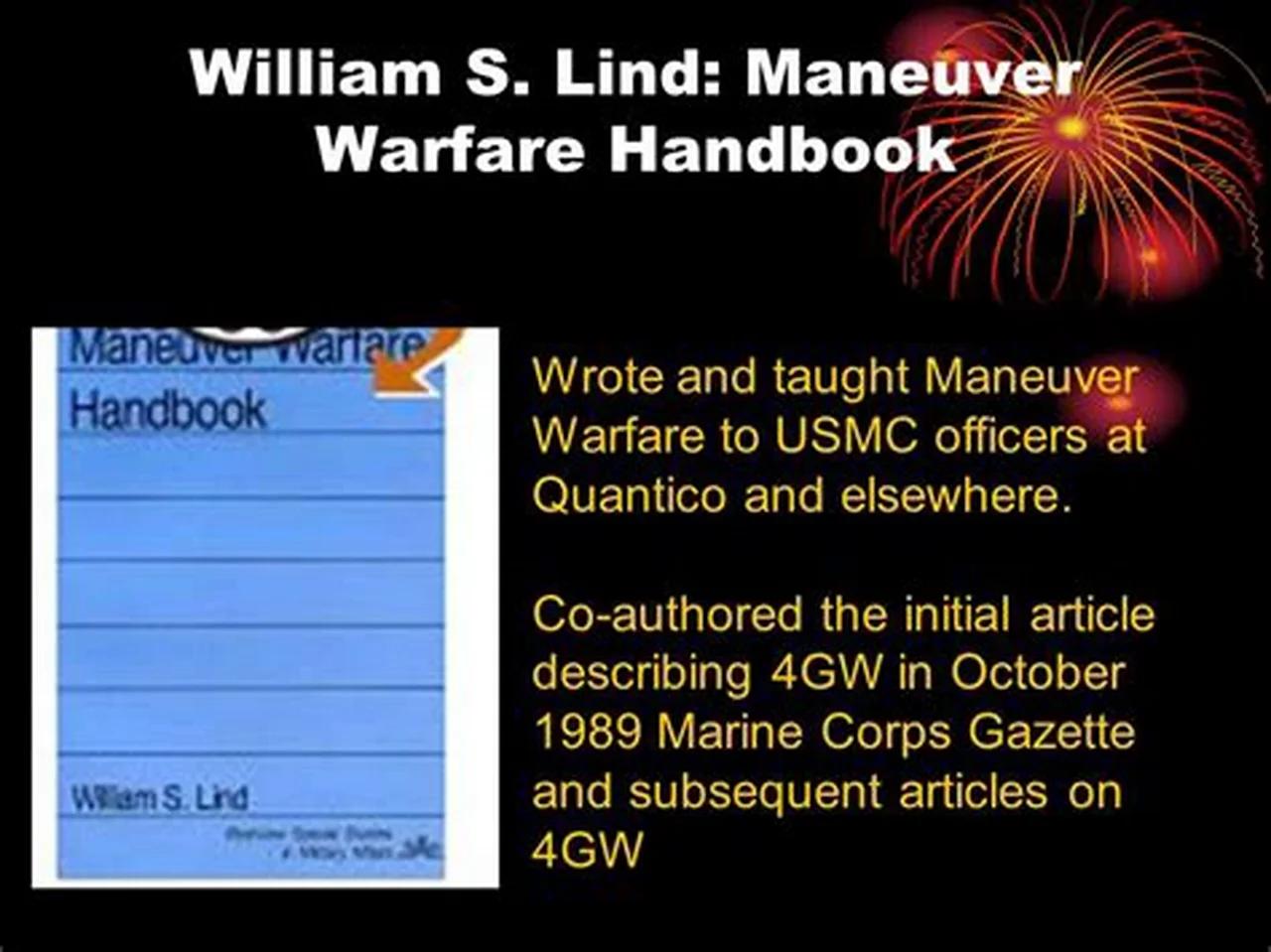 Maneuver Warfare Handbook - William Lind