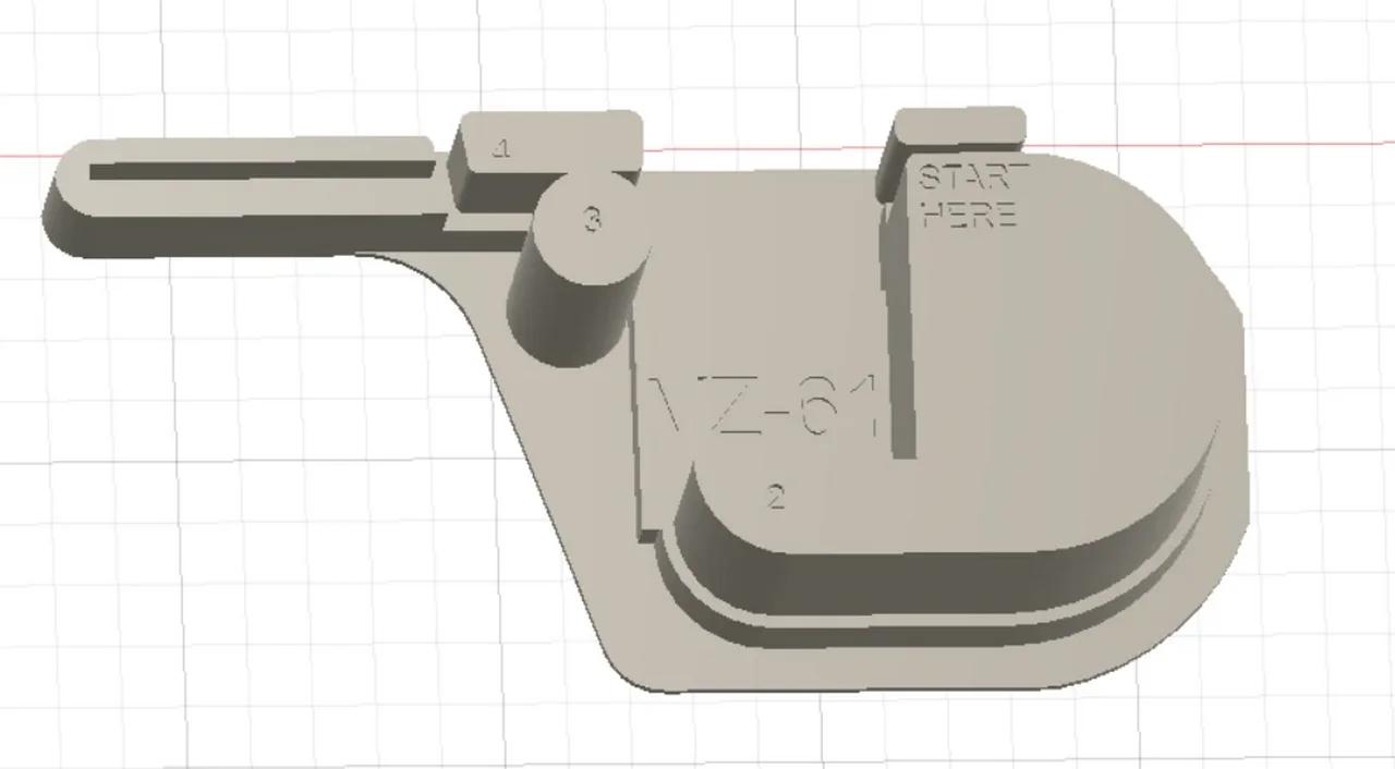 Vz. 61 Trigger Guard Bending Jig & Flat