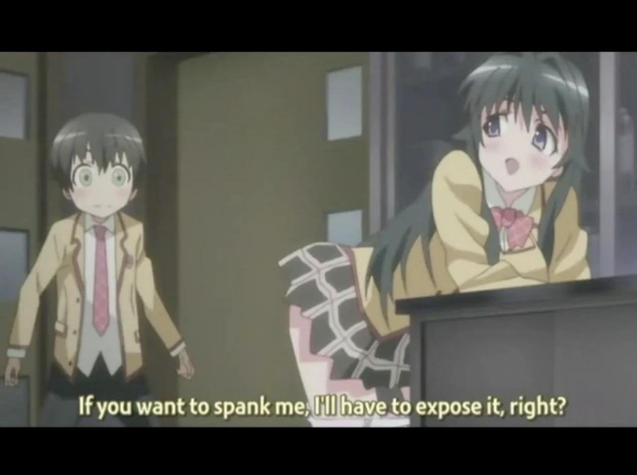 Kanokon m/f Best Anime Spanking Scene Ever
