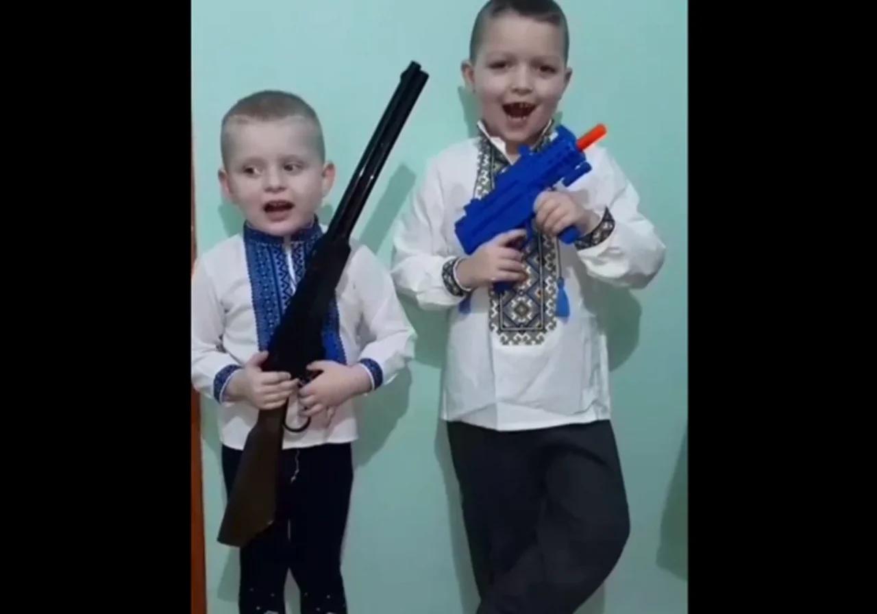 Nothing to see here... Just few kids glorifying Nazi collaborator ...