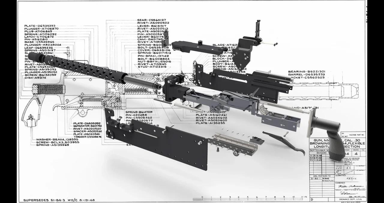 BROWNING MACHINE GUN M1919A4