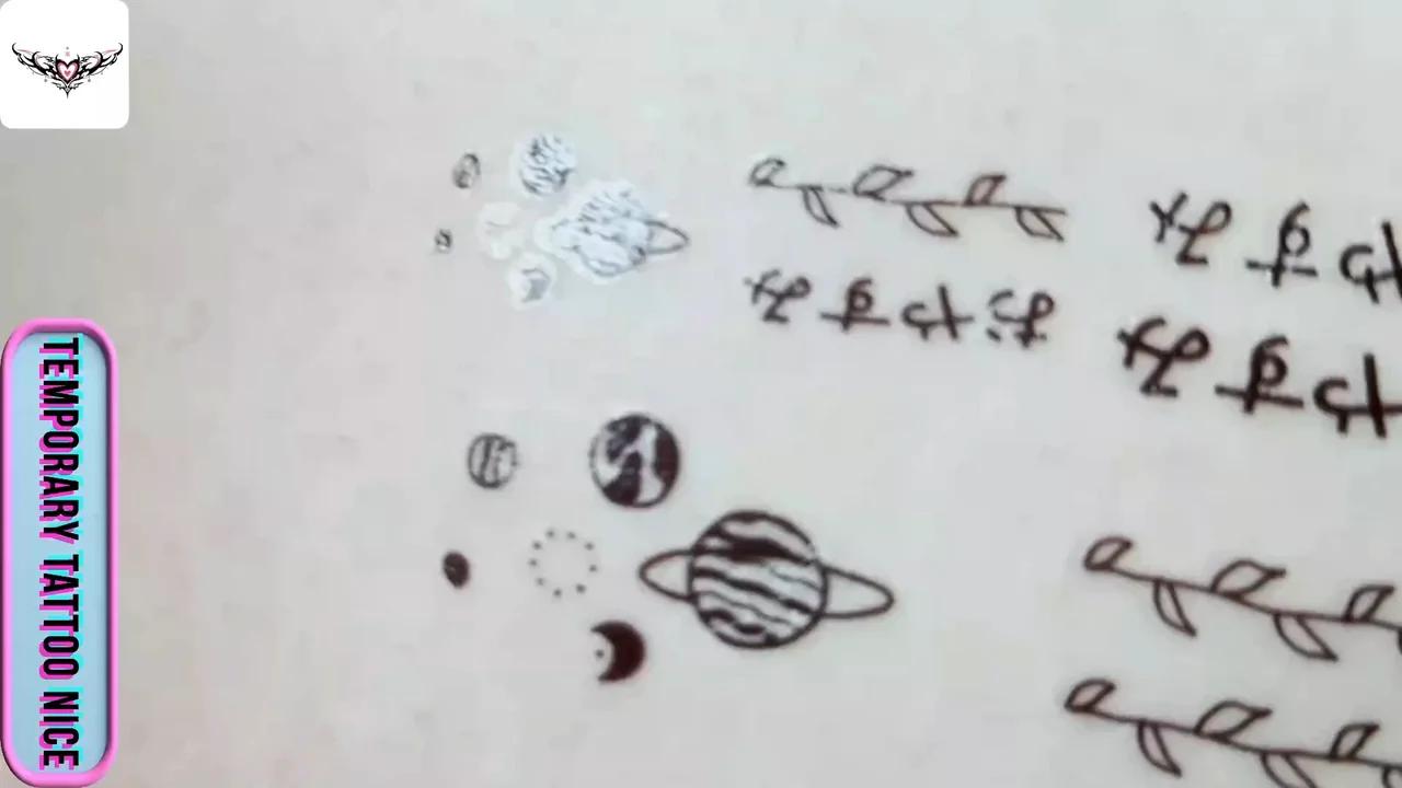 [Temporary Tattoo Nice] #0007 japanese characters tattoo sticker