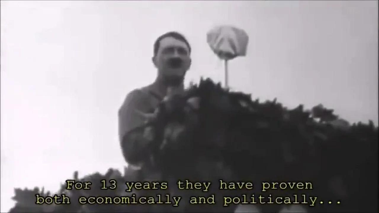 Election speech by Adolf Hitler in 1932