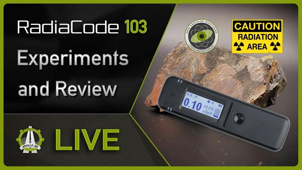 RadiaCode 103 - Gamma Spectrometer - Experiments and Review