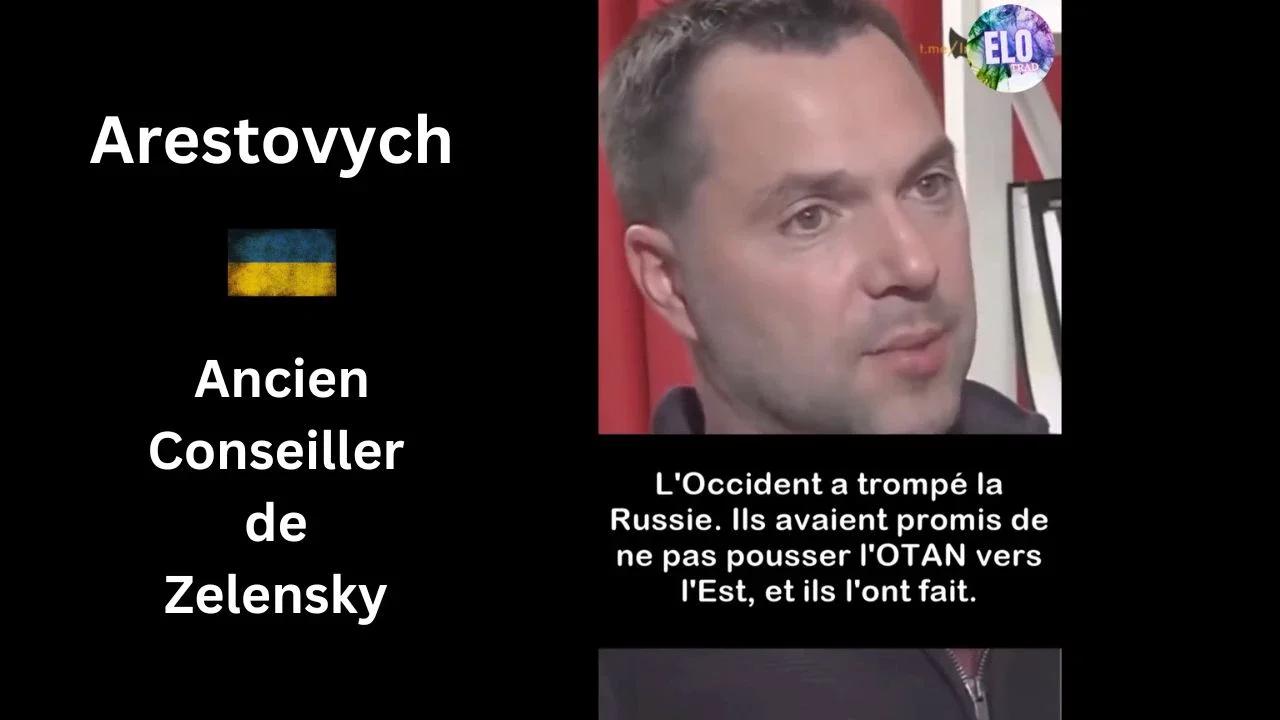 Arestovych - Les Russes ont raison d'être méfiants et de se défendre de ...