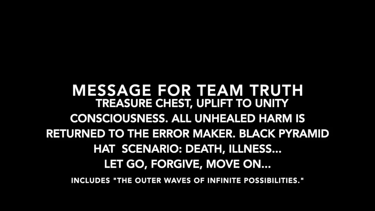 MESSAGE FOR TEAM TRUTH: TOXIC BLACK PYRAMID HAT SCENARIO PLAYING OUT ...