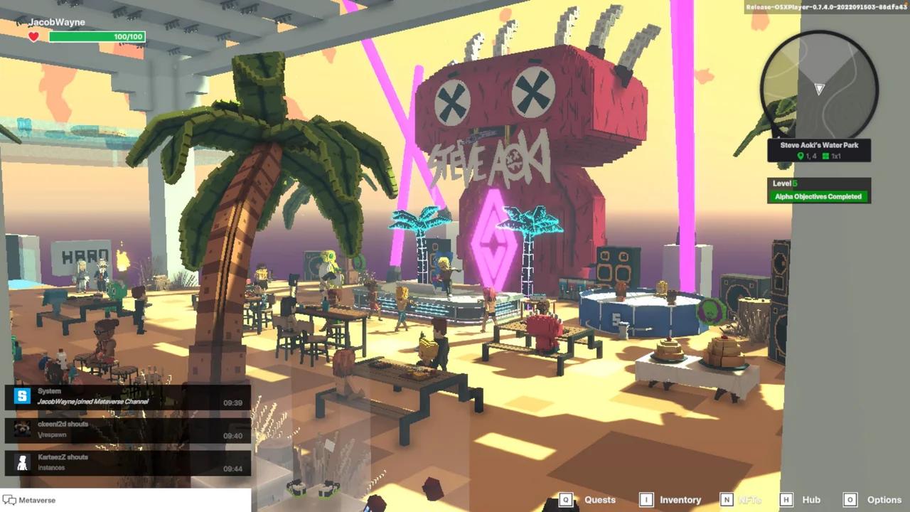 The Sandbox - Alpha Season 3 - Steve Aoki's Water Park (All 13 Quests)