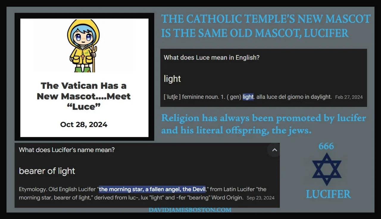 The Catholic Temple's new Mascot is Luce A.K.A. Lucifer ( 29th October ...