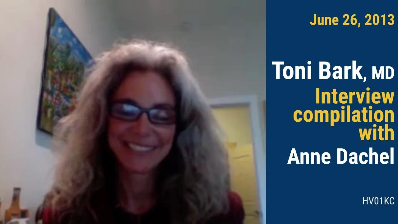 [June 26 2013] Toni Bark MD interview (by Anne Dachel) Chronic illness ...
