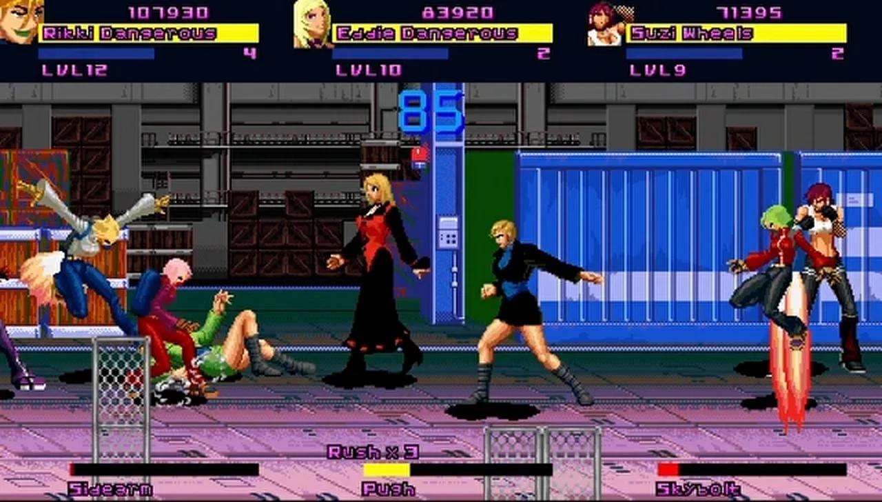 Female Fight Boss openbor playthrough Dangerous Team