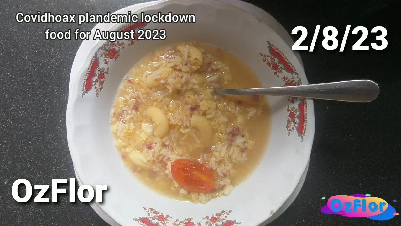 Covidhoax plandemic lockdown food for August 2023 (private)