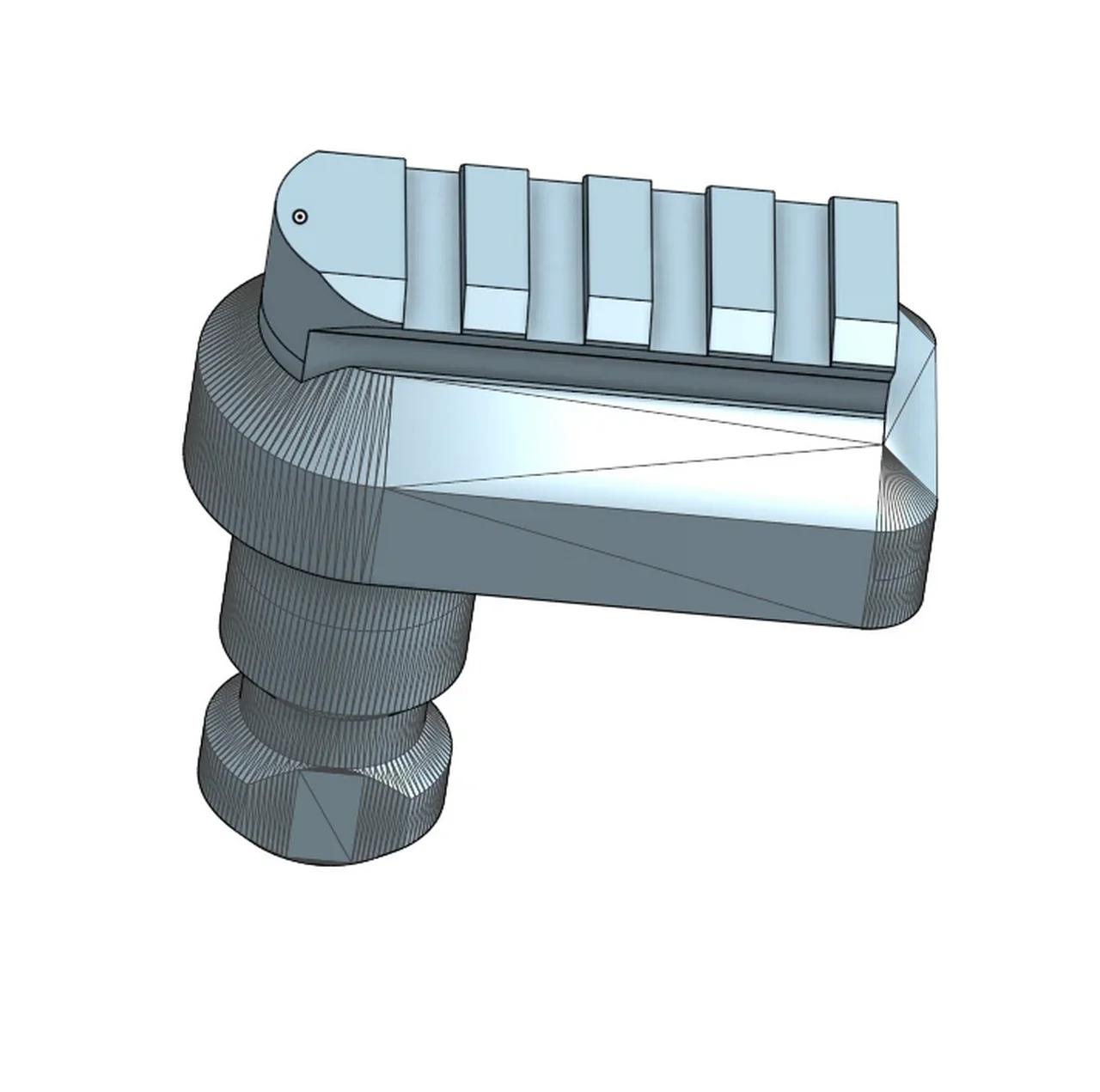 Decker .380 Rear Endcap (NATO 4694 Rail)