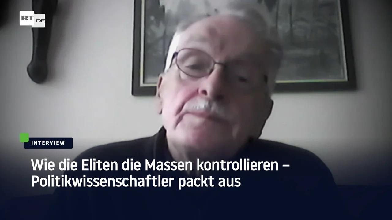 Wie die Eliten die Massen kontrollieren – Interview mit Amsterdamer ...