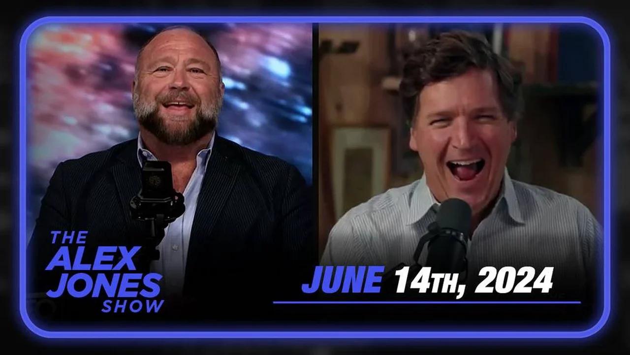 Tucker Carlson, Russell Brand Join Alex Jones! MUST-WATCH Potential ...