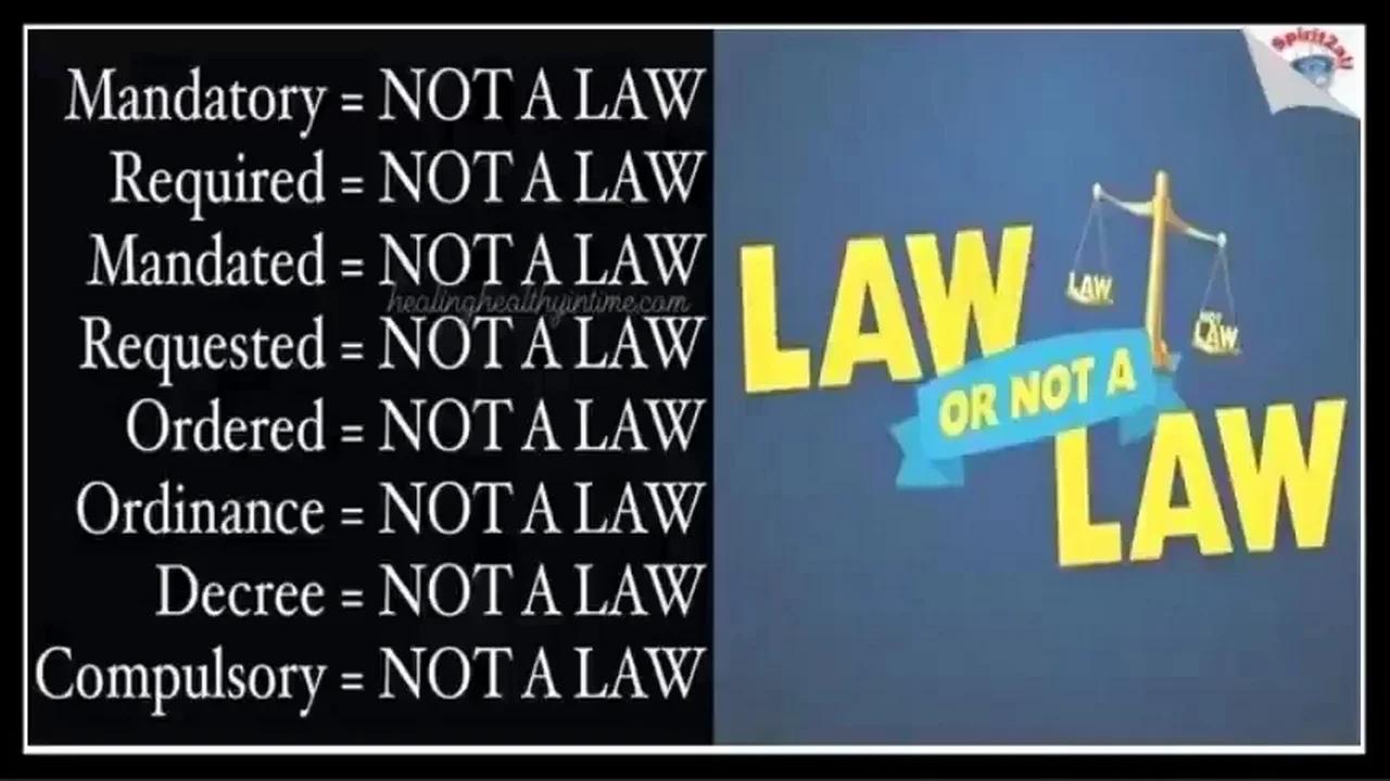 Mandates Are Not Law