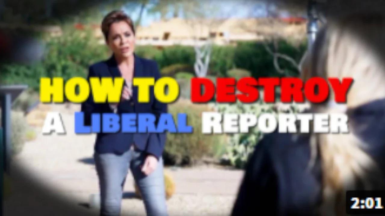 How To Destroy A Liberal Reporter!