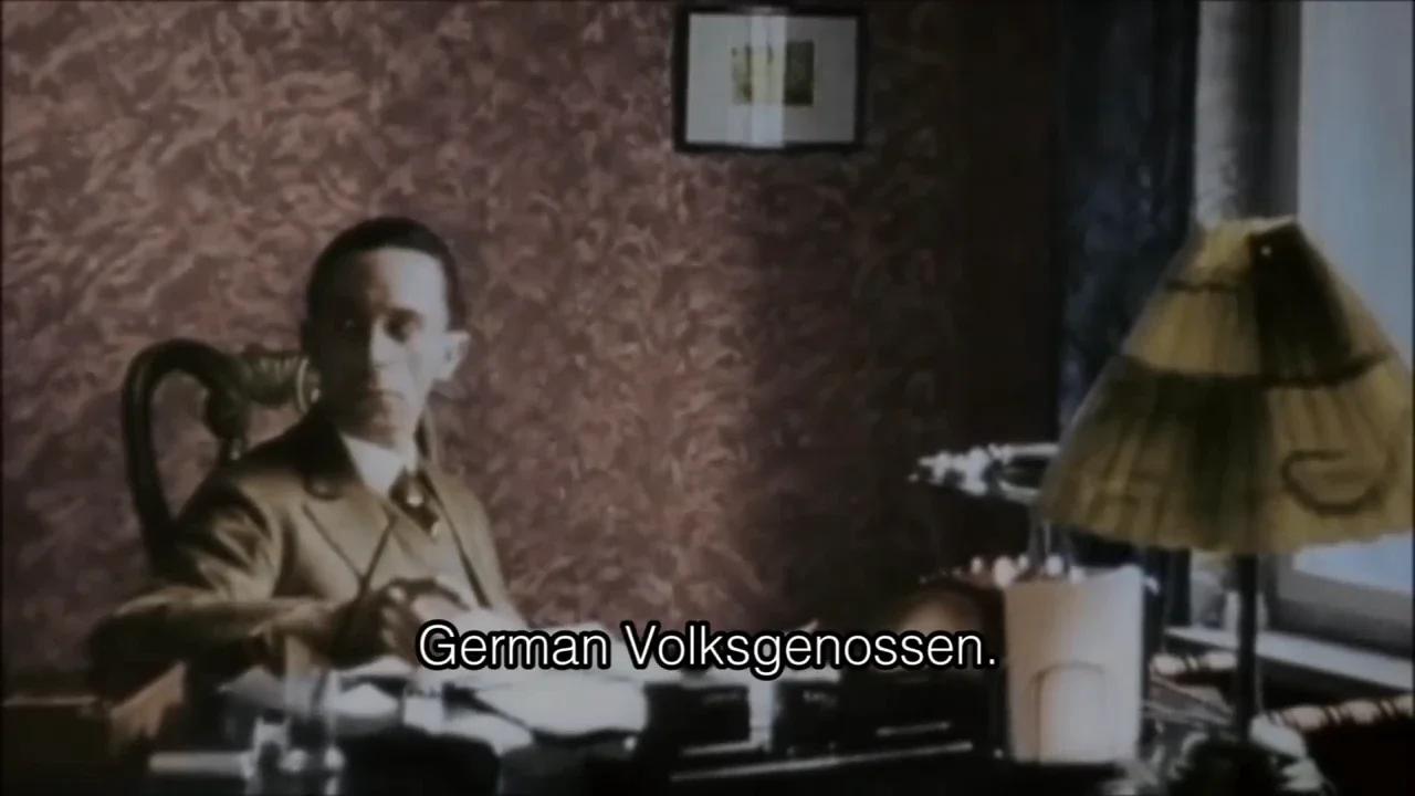 Joseph Goebbels (final speech) April 1945