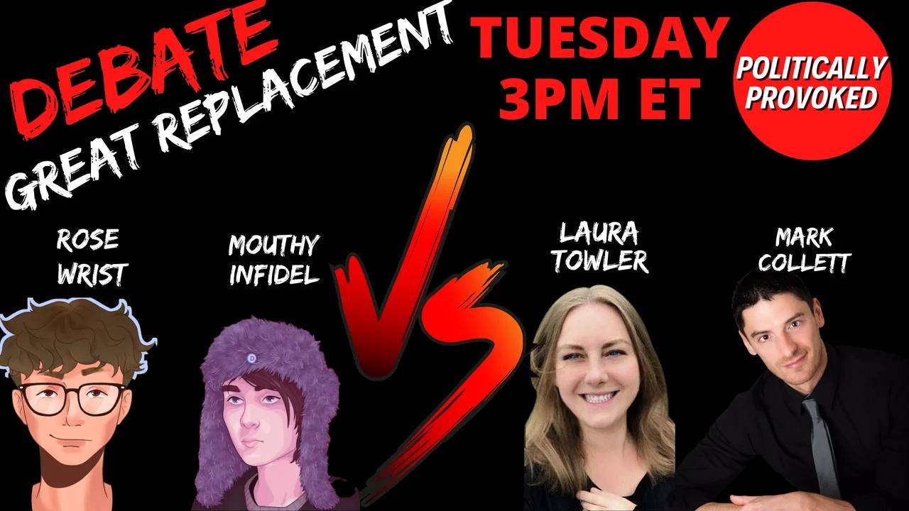 COZY INAUGURAL PART 1/3 ....2v2 DEBATE! Mark Collett & Laura Towler vs ...