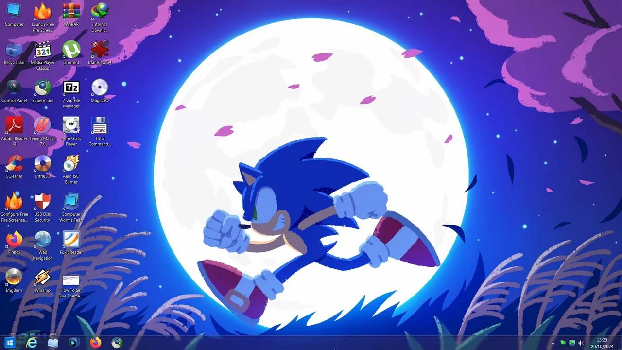 Windows 7 Aero Blue Lite in VMware Fusion