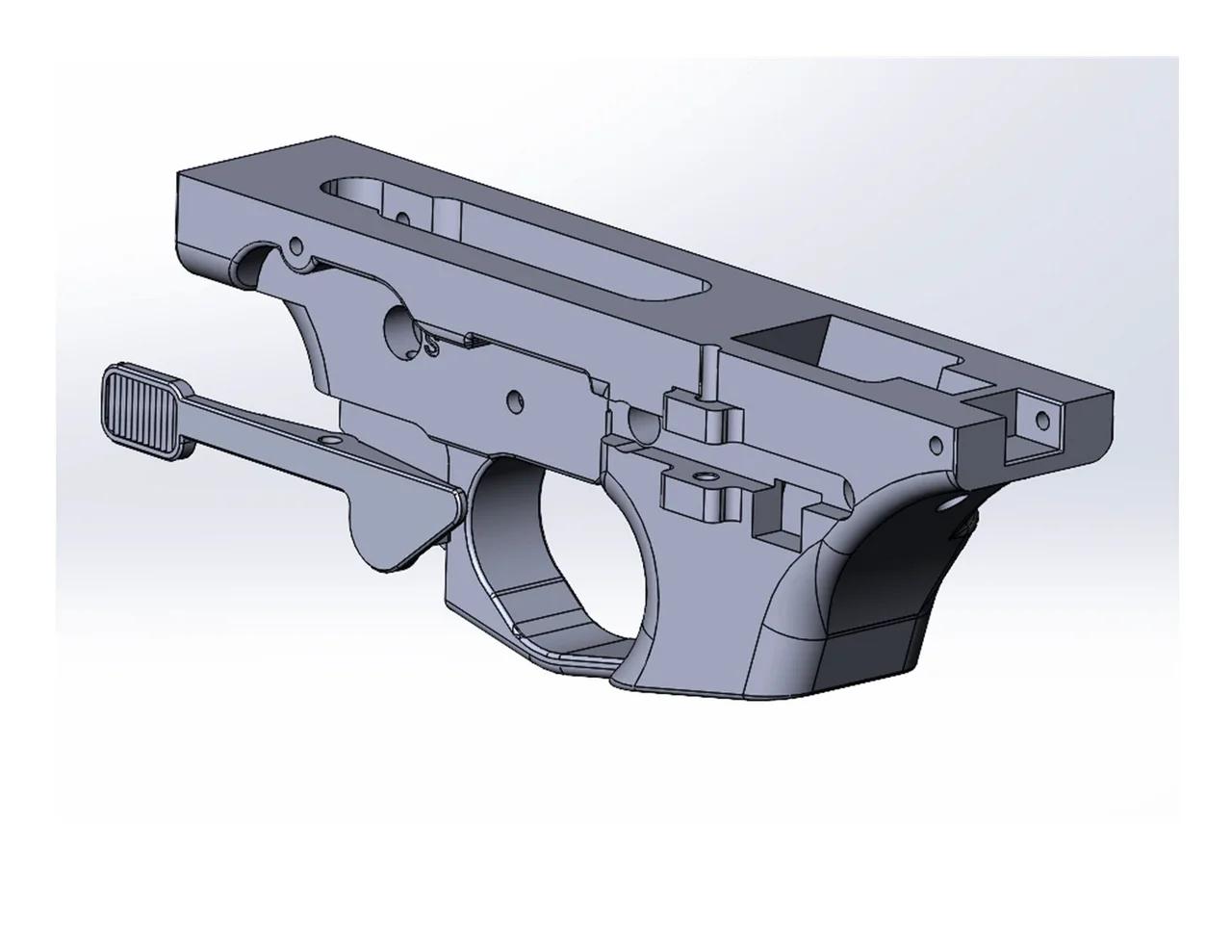 FGC9-MKII Lower and Mag Release Lever Remix