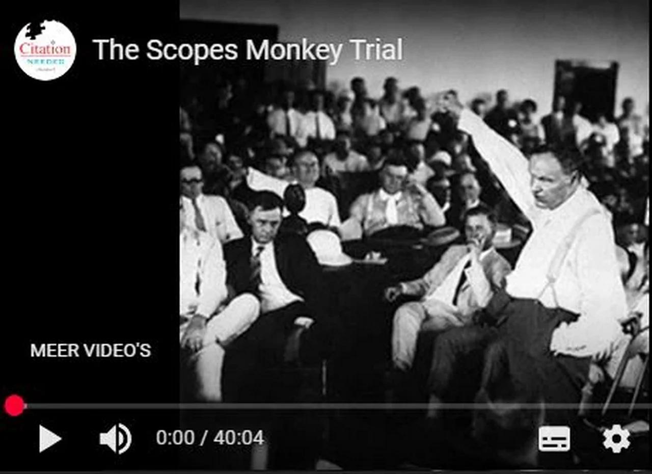The Scopes Monkey Trial