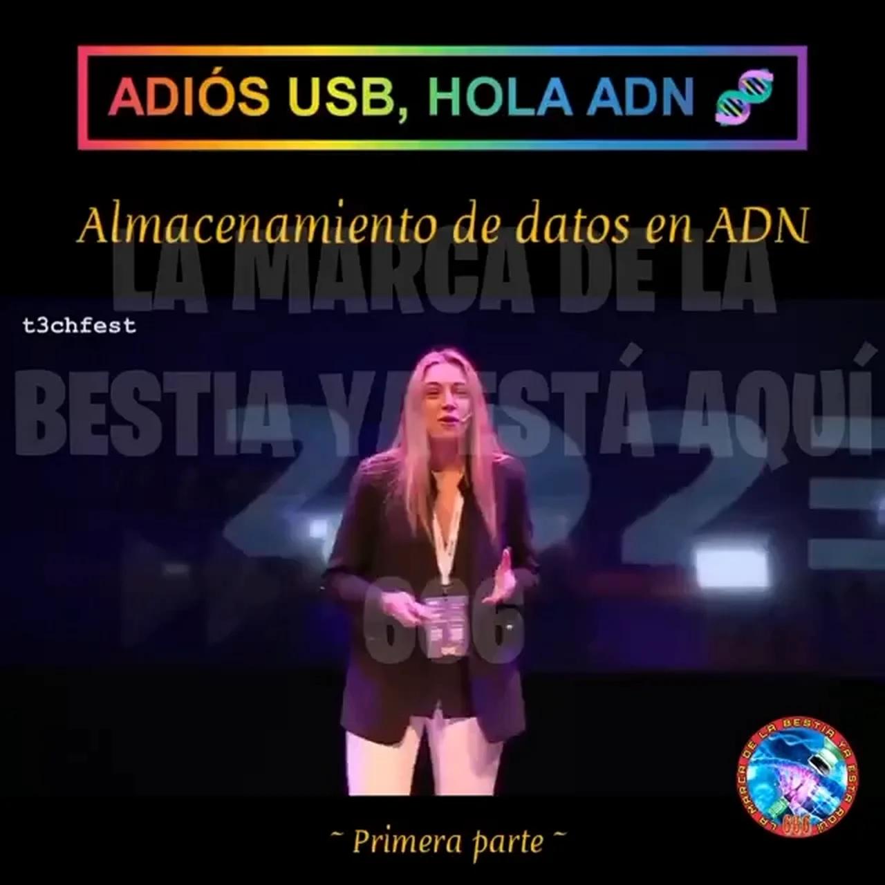 Los transhumanos y almacenamiento de datos en ADN