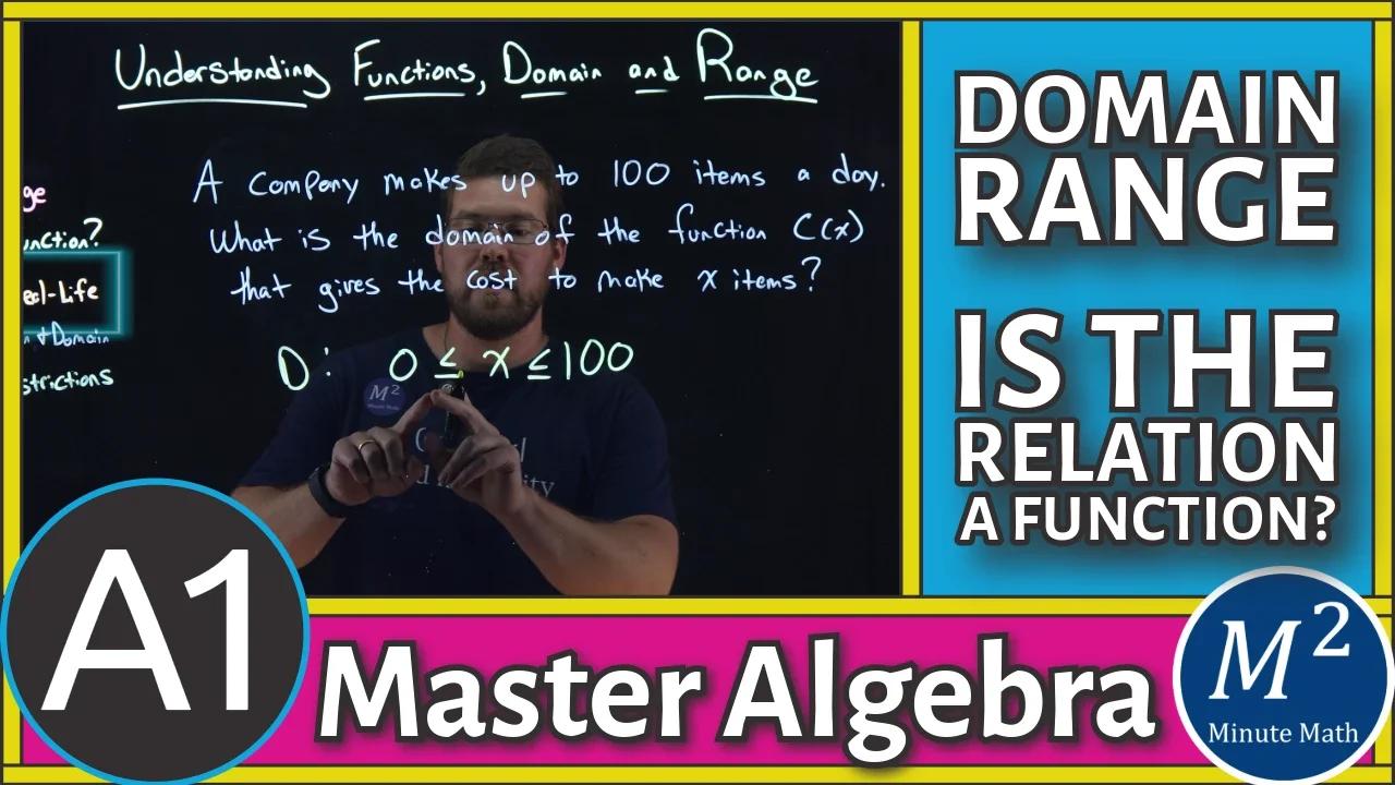 What Is a Function? Learn Domain, Range, and Relations with Real-Life ...