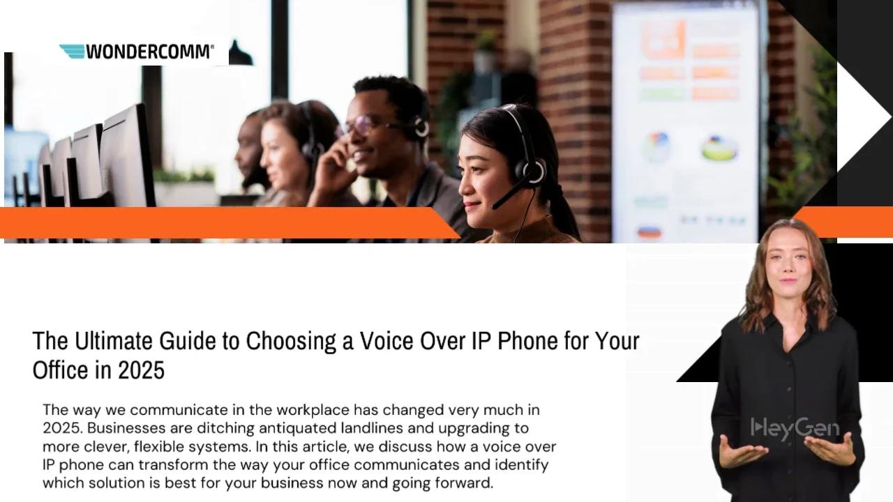 The Ultimate Guide to Choosing a Voice Over IP Phone for Your Office in ...