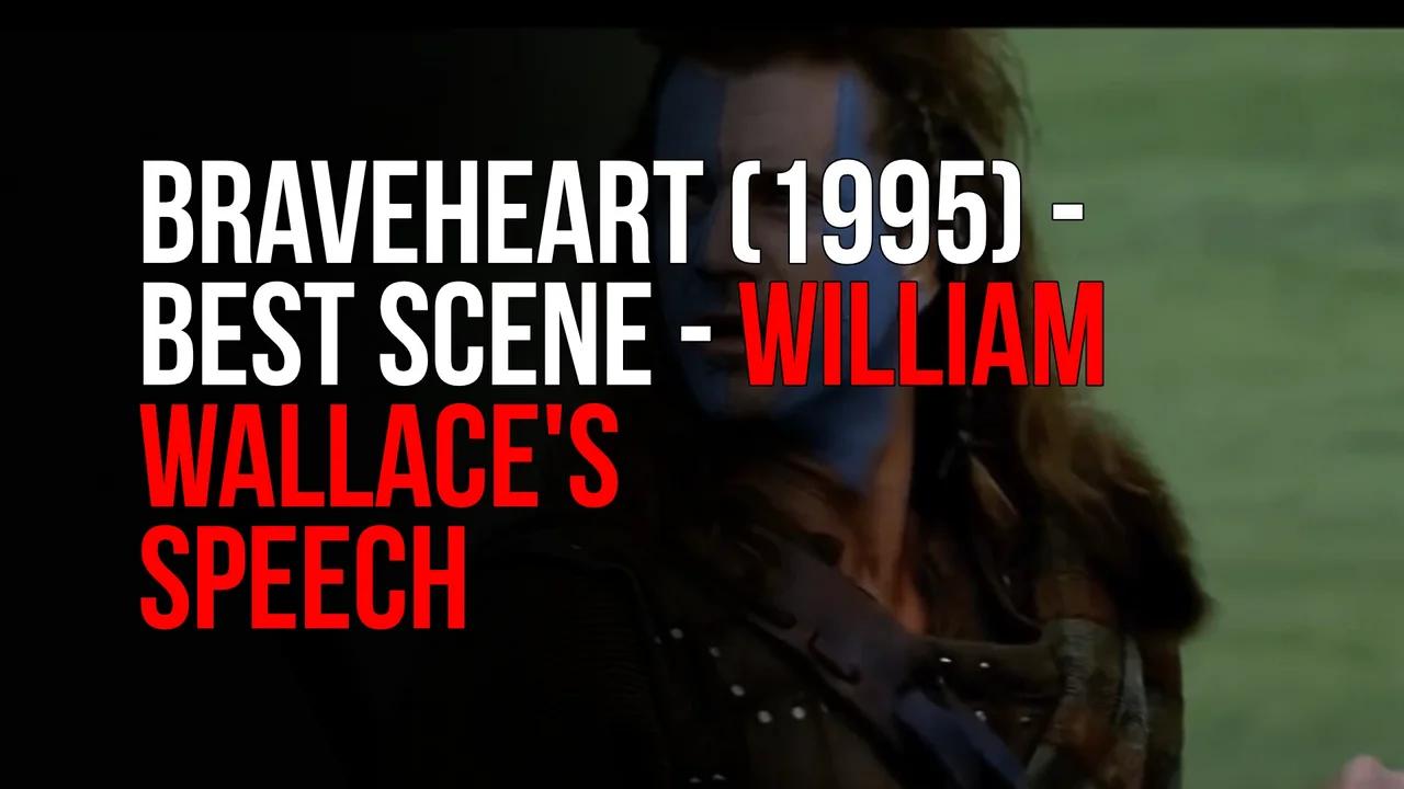 Braveheart (1995) - Best scene - William Wallace's speech (HD)