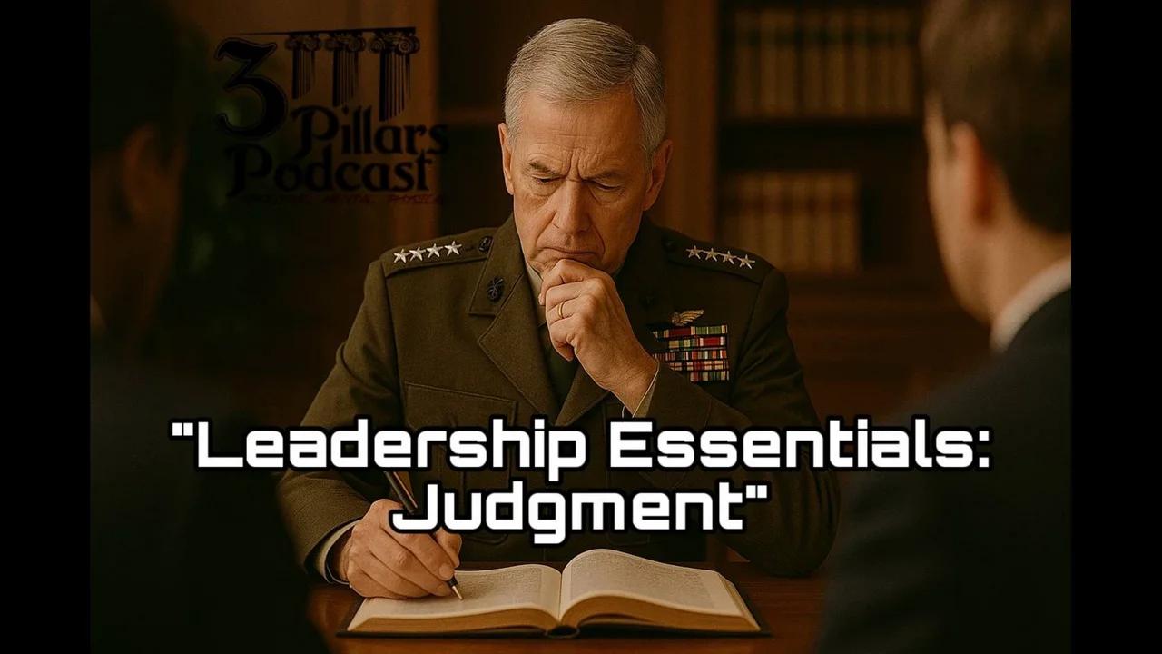 Leadership Essentials: Lessons from the Marine Corps (Judgment) | Ep ...