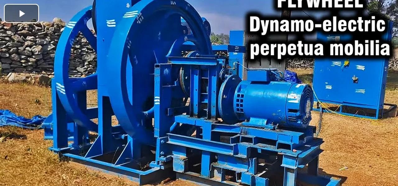 Free Energy Generator - Flywheel Free Electricity - BIGGEST commercial ...