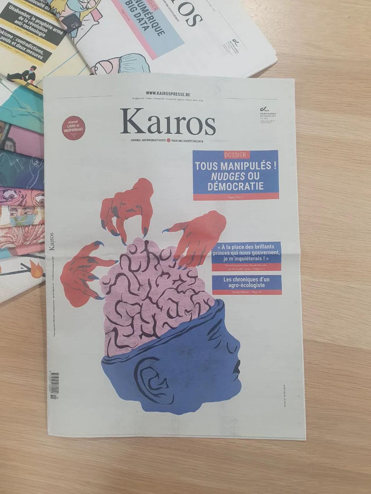 Le journal Kairos #63 est imprimé et sera bientôt disponible en librairie!