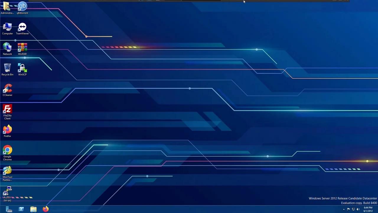 Windows Server 2012 Release Candidate Datacenter (Build 8400) in VMware ...