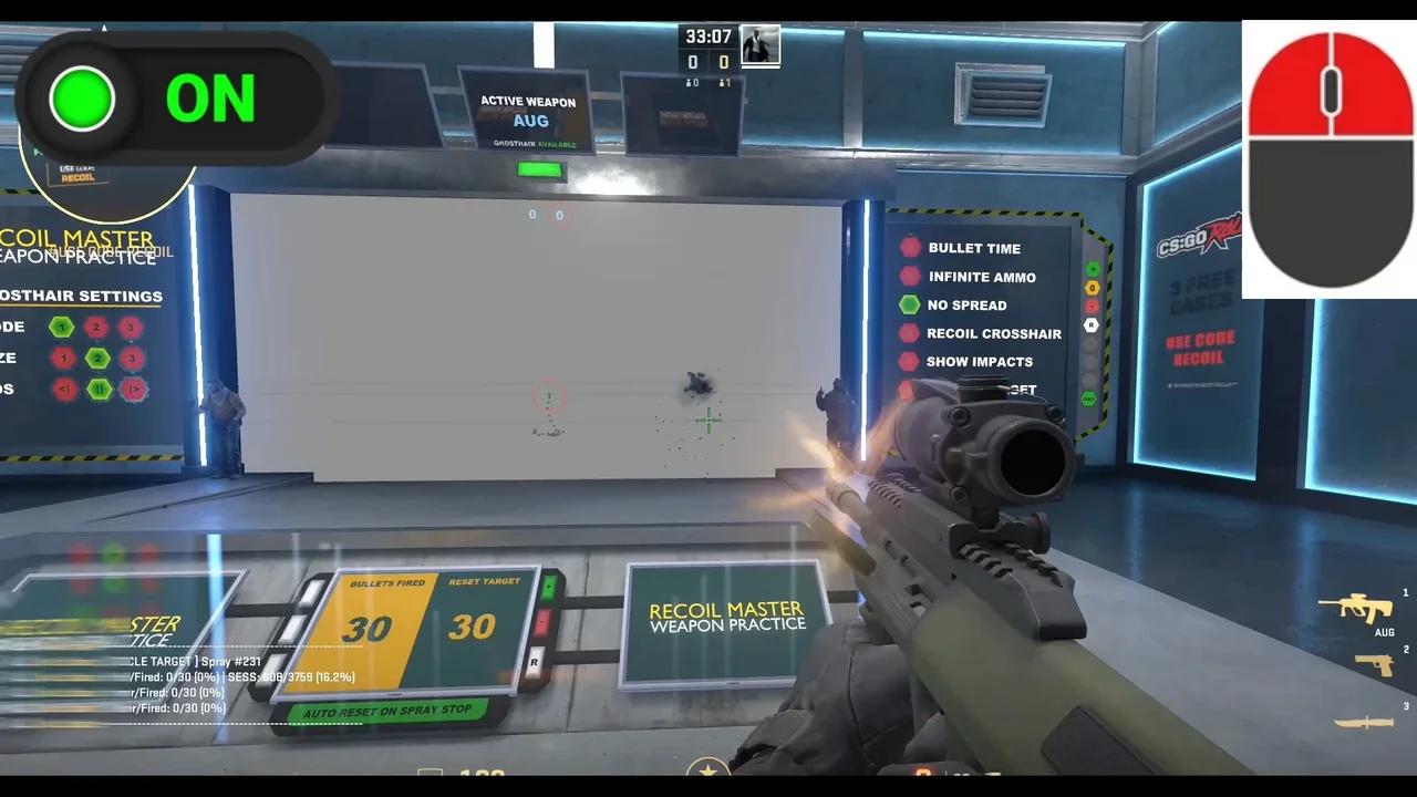 Counter Strike 2 No Recoil Macro Script