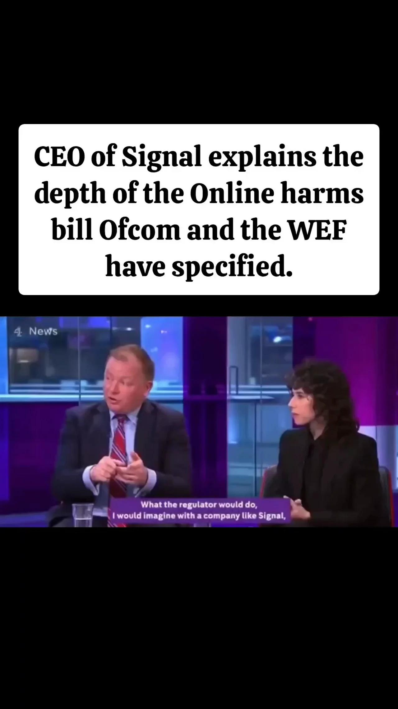 CEO of Signal - Meredith Whittaker - on Ofcom governmental authority to break encryption (AKA ...