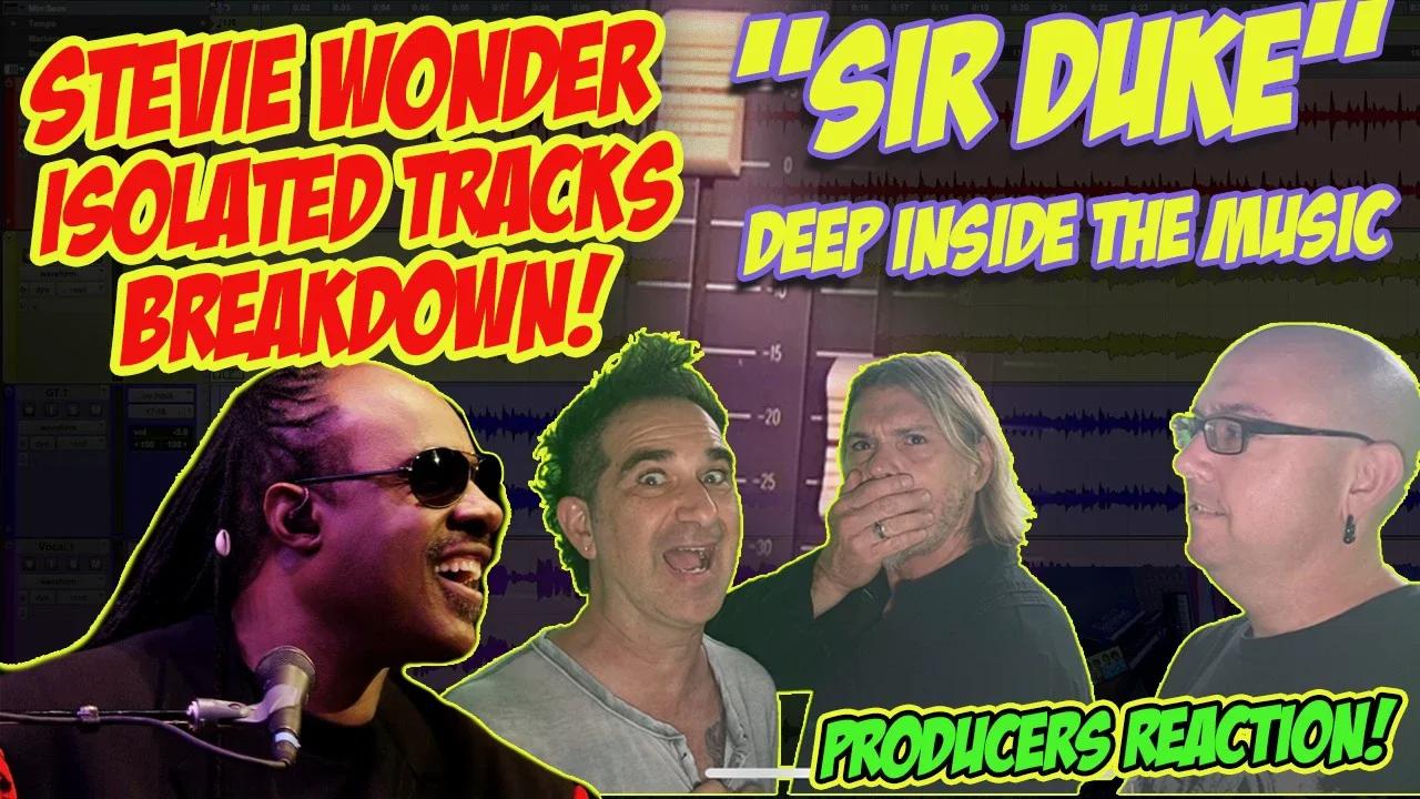 Stevie Wonder - Sir Duke [MUSICIAN REACTION & ANALYSIS] Isolated tracks ...
