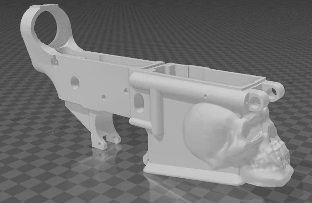 Fancy AR Skull Lower