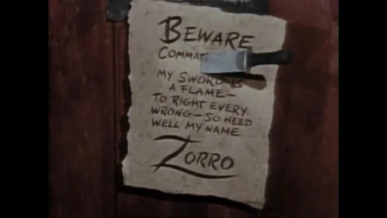 Zorro S01E01 Presenting Señor Zorro