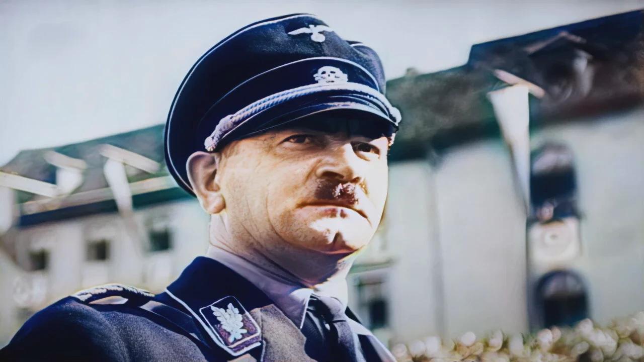 Leibstandarte-SS troops parade at Nuremberg in 1934 (AI-Enhanced and ...