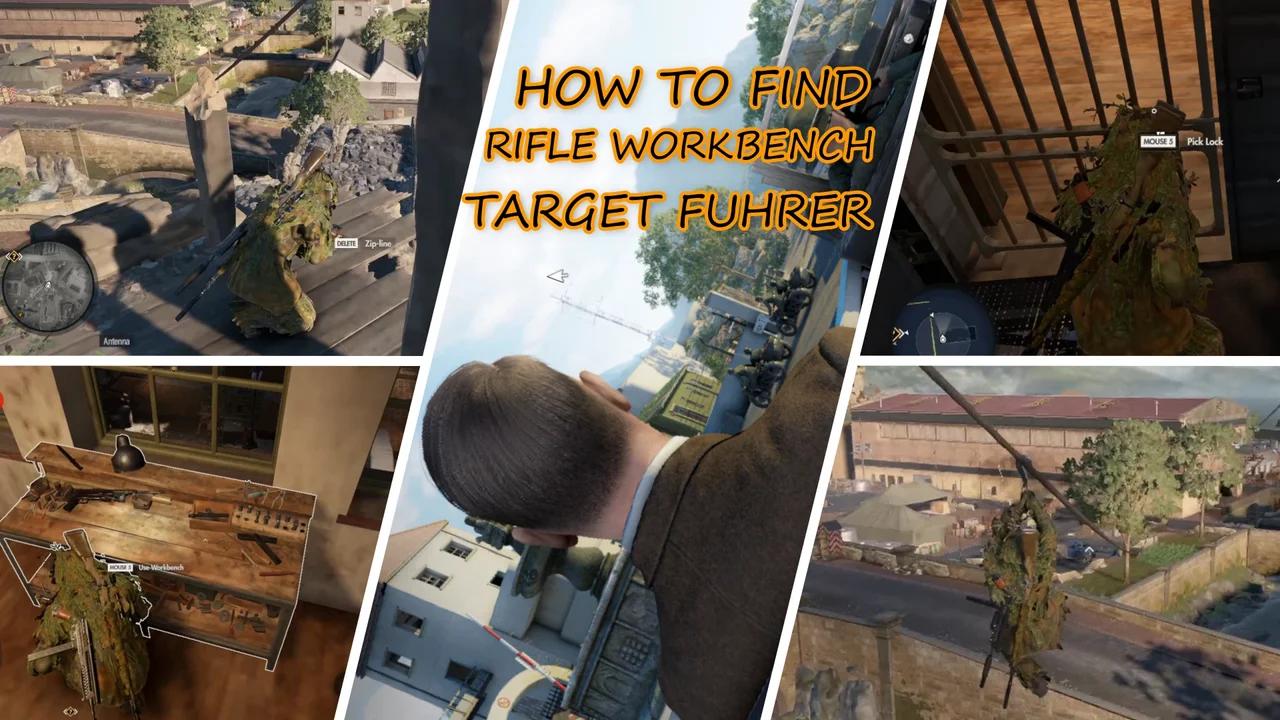 SNIPER ELITE - RESISTANCE - TARGET FUHRER - RIFLE WORKBENCH