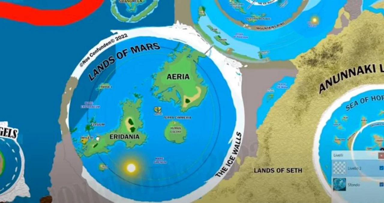 TERRA INFINITA MAP • Mars Behind The Ice Walls • Nos Confunden