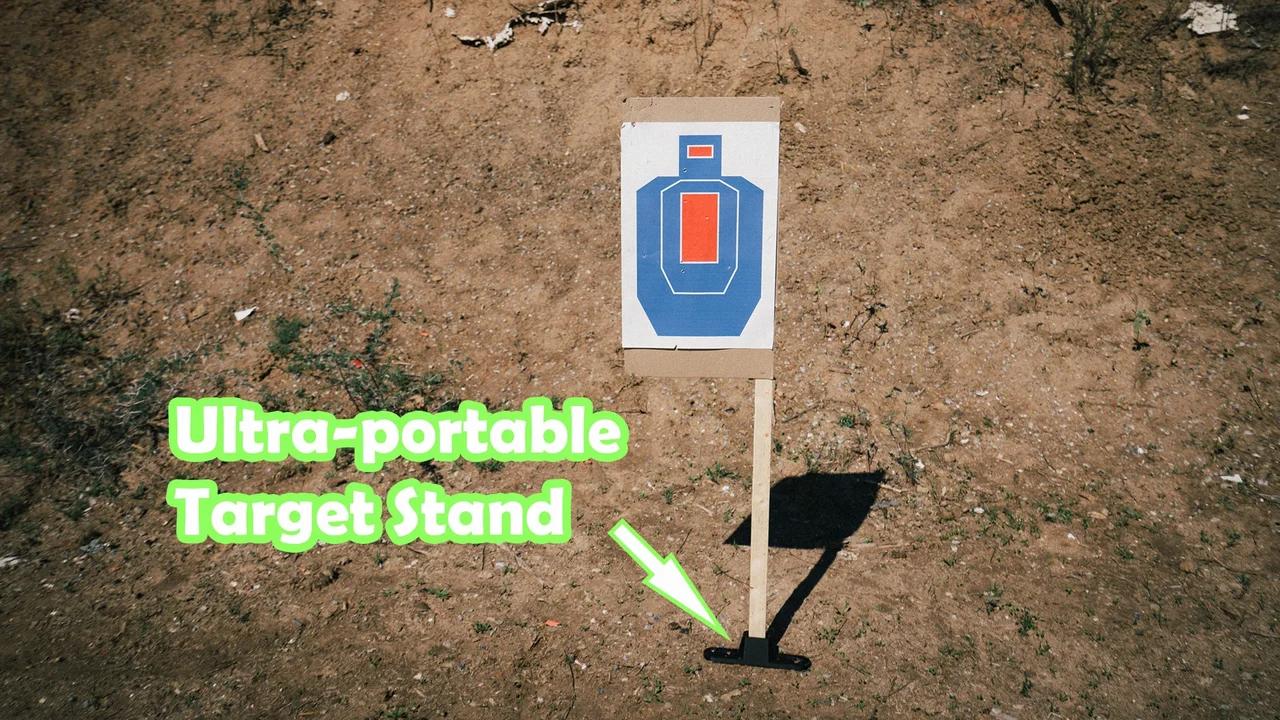 Ultra portable, lightweight target stand