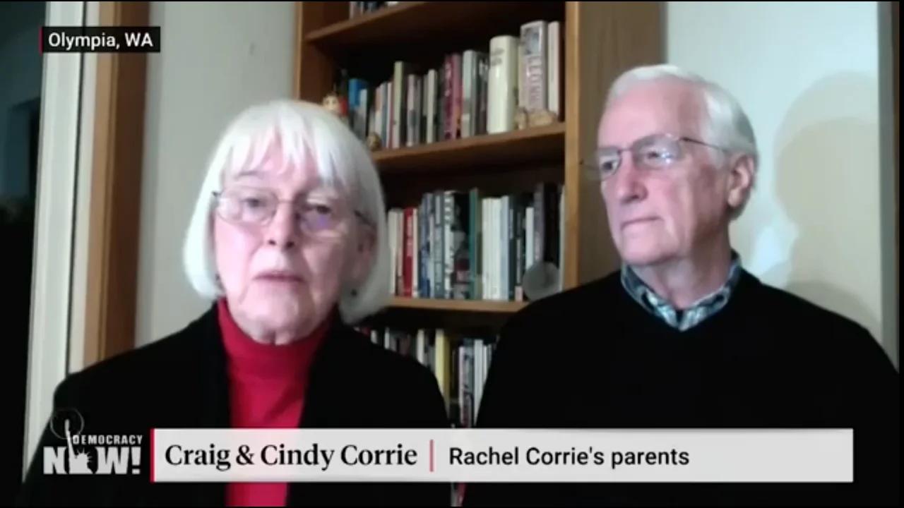 Rachel Corrie Parents