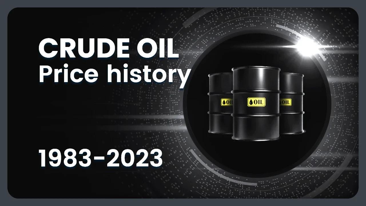 CRUDE OIL Price Evolution (USD/Bbl) 1983-2023 #finance #economy # ...